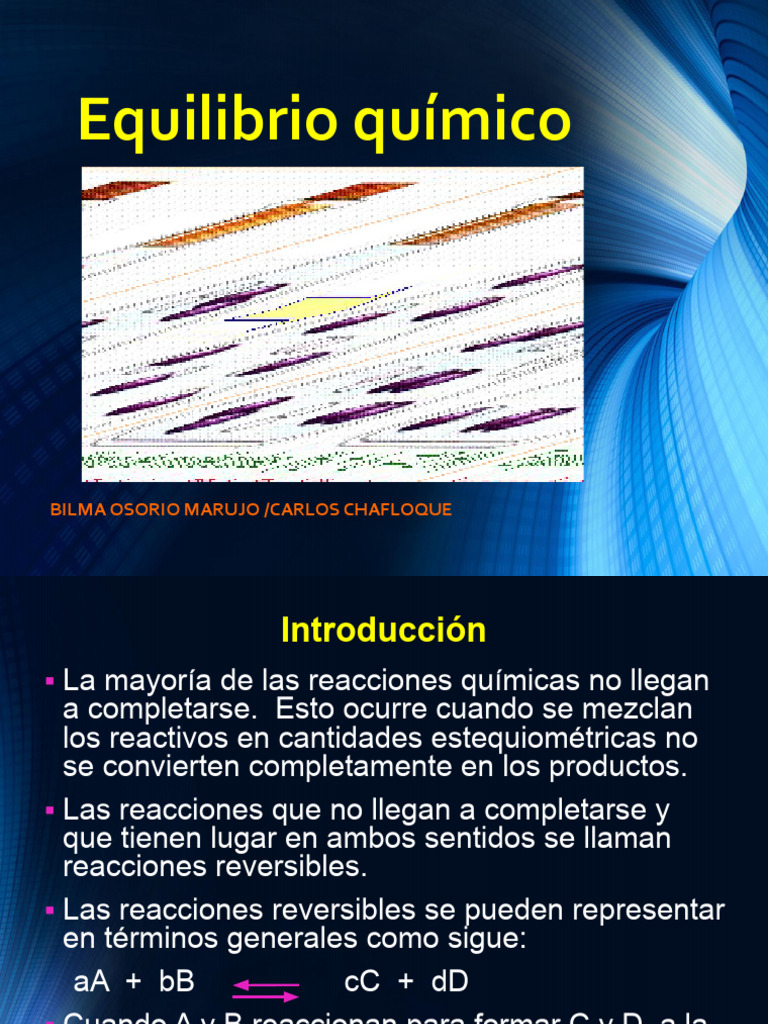 12.equilibrio Quimico | PDF | Equilibrio químico | Ácido
