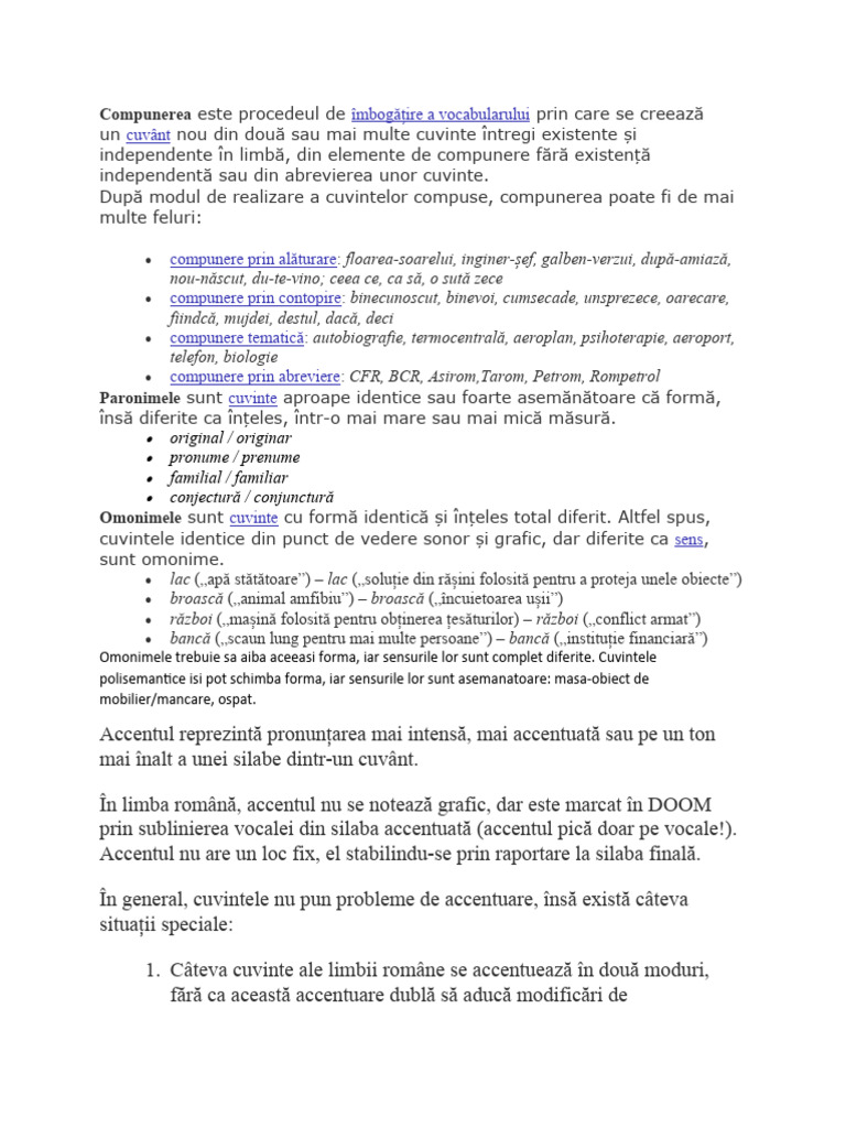 Gramatica Romana | PDF