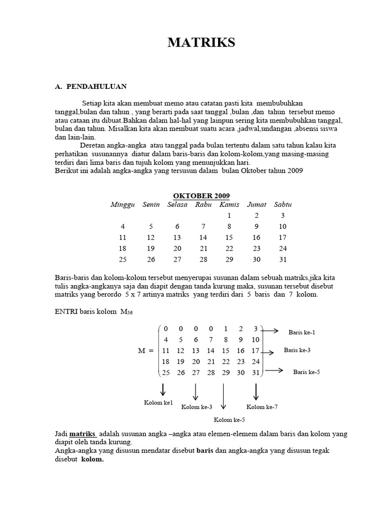 Pengantar Matriks 1602556292 | PDF