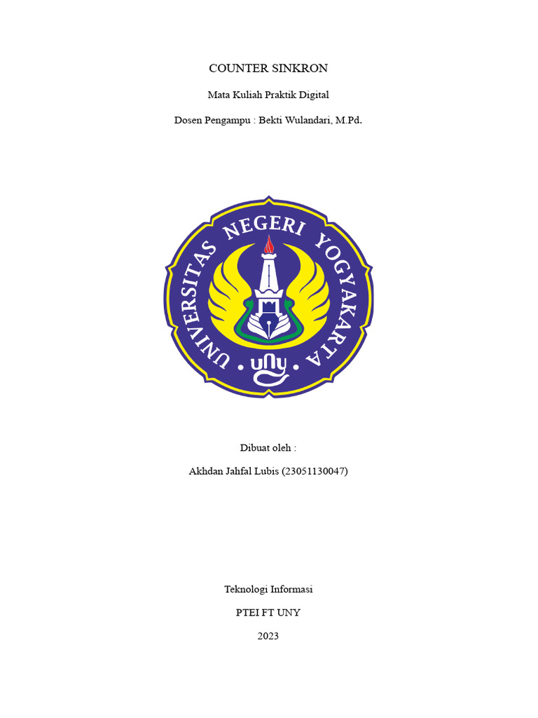 Counter Sinkron | PDF