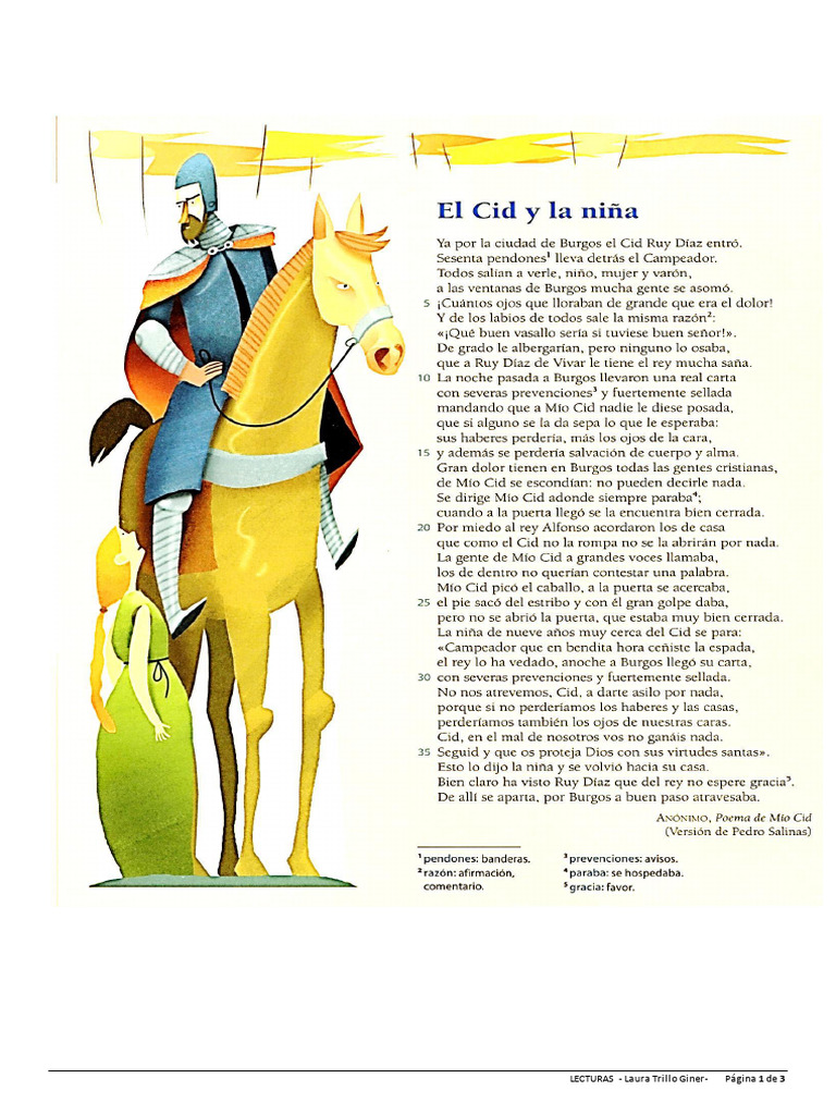 Poema De Mio Cid Pdf