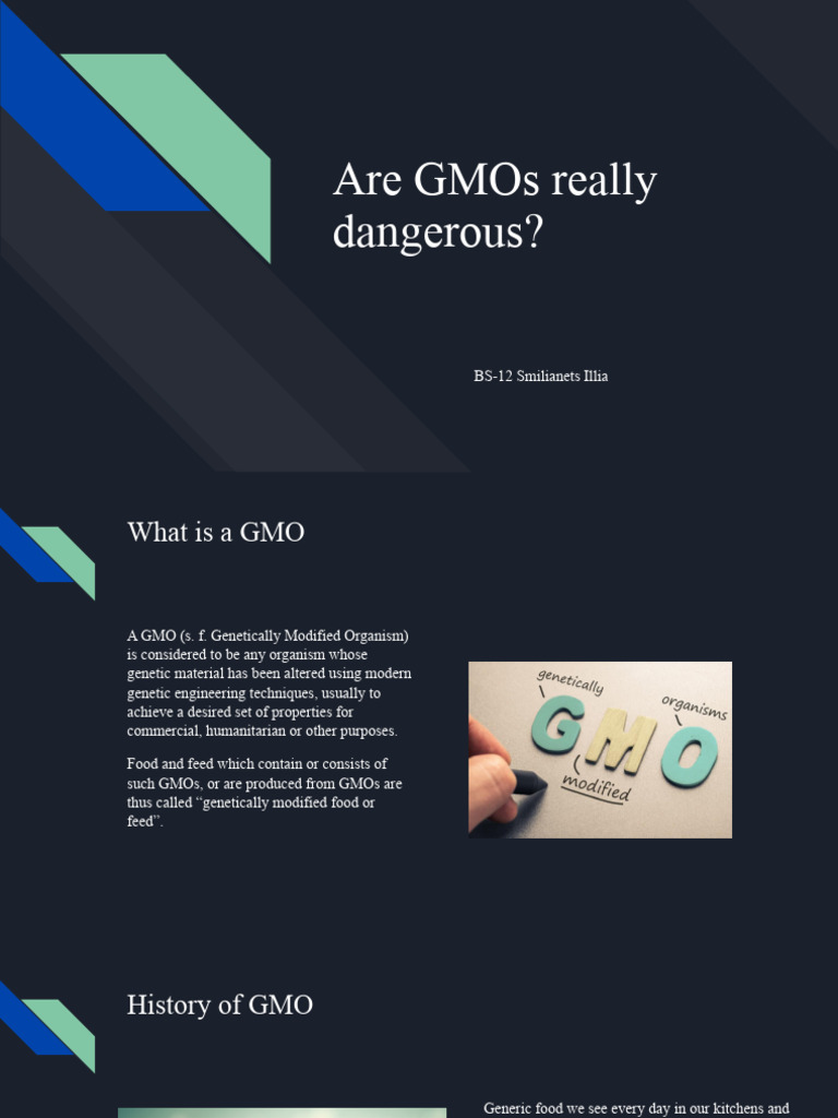 Are GMOs Really Dangerous | PDF | Genetically Modified Organism ...