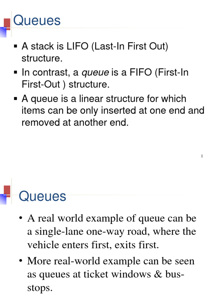 Lecture 04 Pdf Queue Abstract Data Type Theoretical Computer