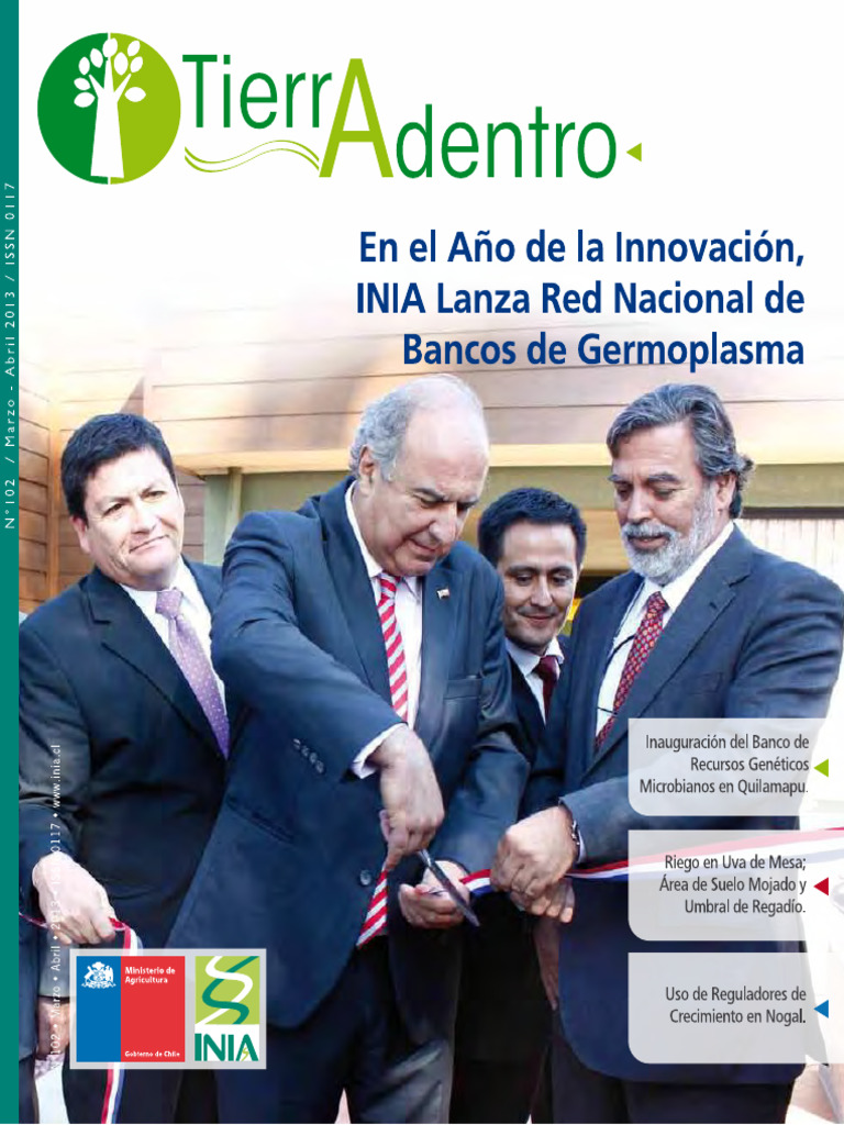 Revista Tierra Adentro INIA 102. | PDF | Chile | Polinización