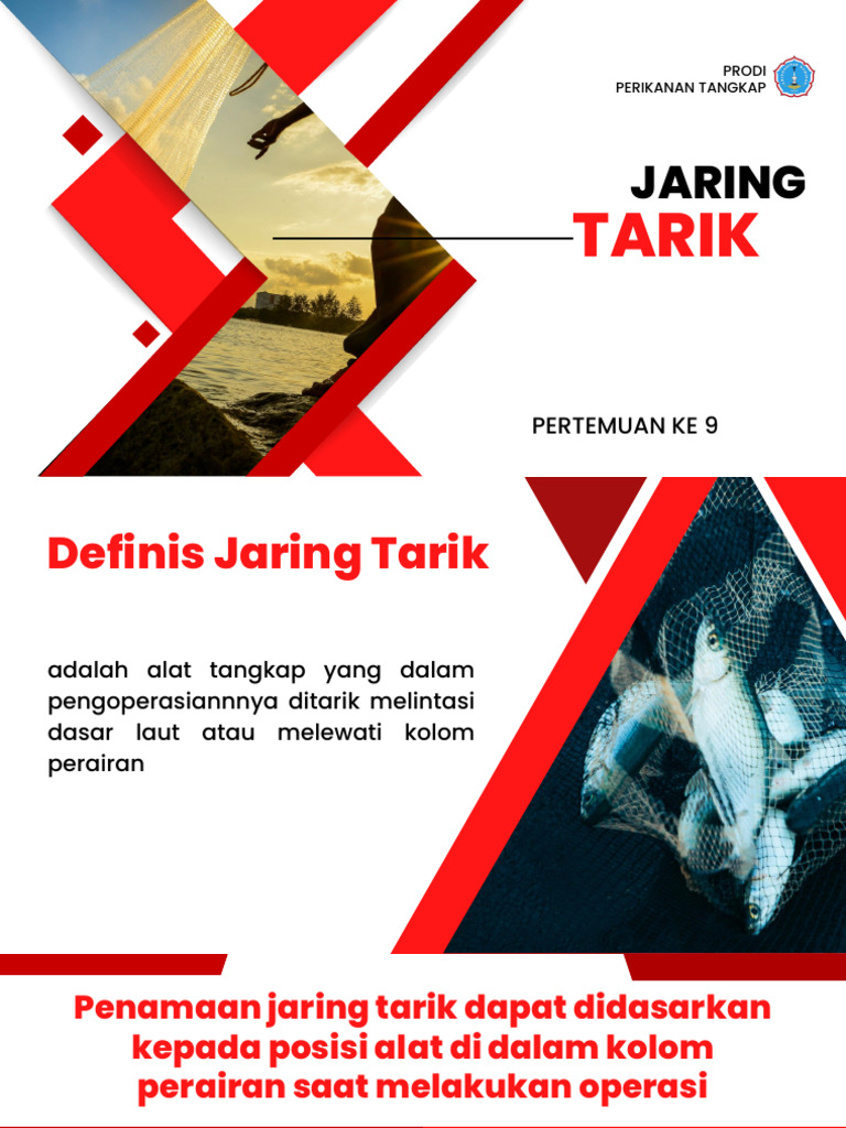 Teknik Jaring Tarik Perikanan | PDF