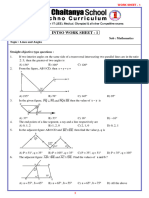 Lines and Angles Worksheet For Class 7 Maths | PDF | Angle | Geometry