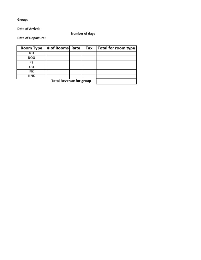 Group Costing Template | PDF