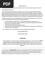 Script For Tourguiding | PDF | Travel