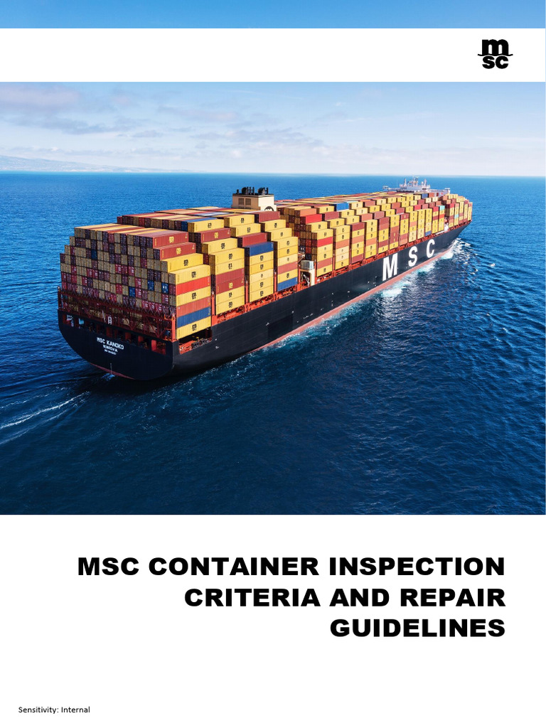 MSC Container Inspection Criteria and Repair Guidelines - April 2023 ...