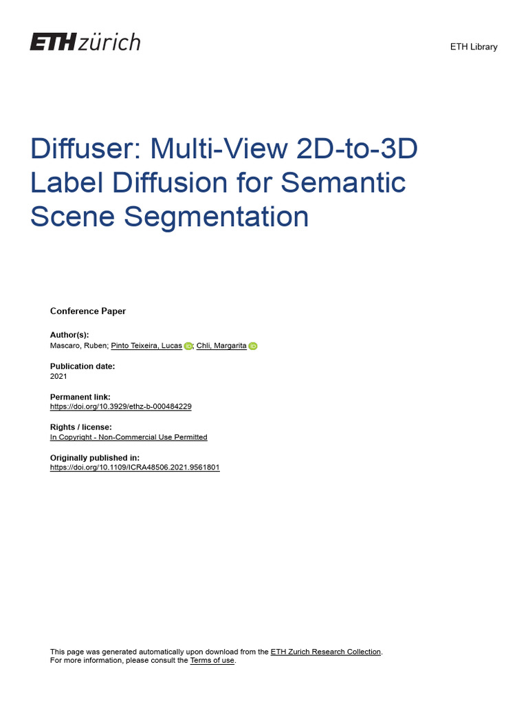 Diffuser | PDF | Image Segmentation | 3 D Computer Graphics