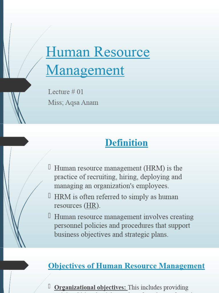 Human Resource Management | PDF | Human Resource Management | Leadership