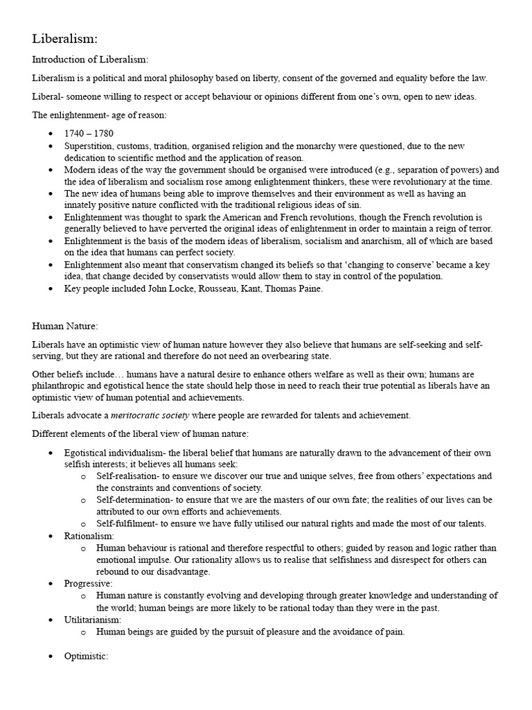 Liberalism | PDF | Liberalism | John Stuart Mill