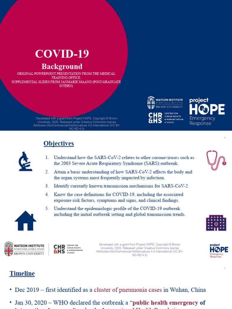 Background Module | PDF | Epidemiology | Health Sciences