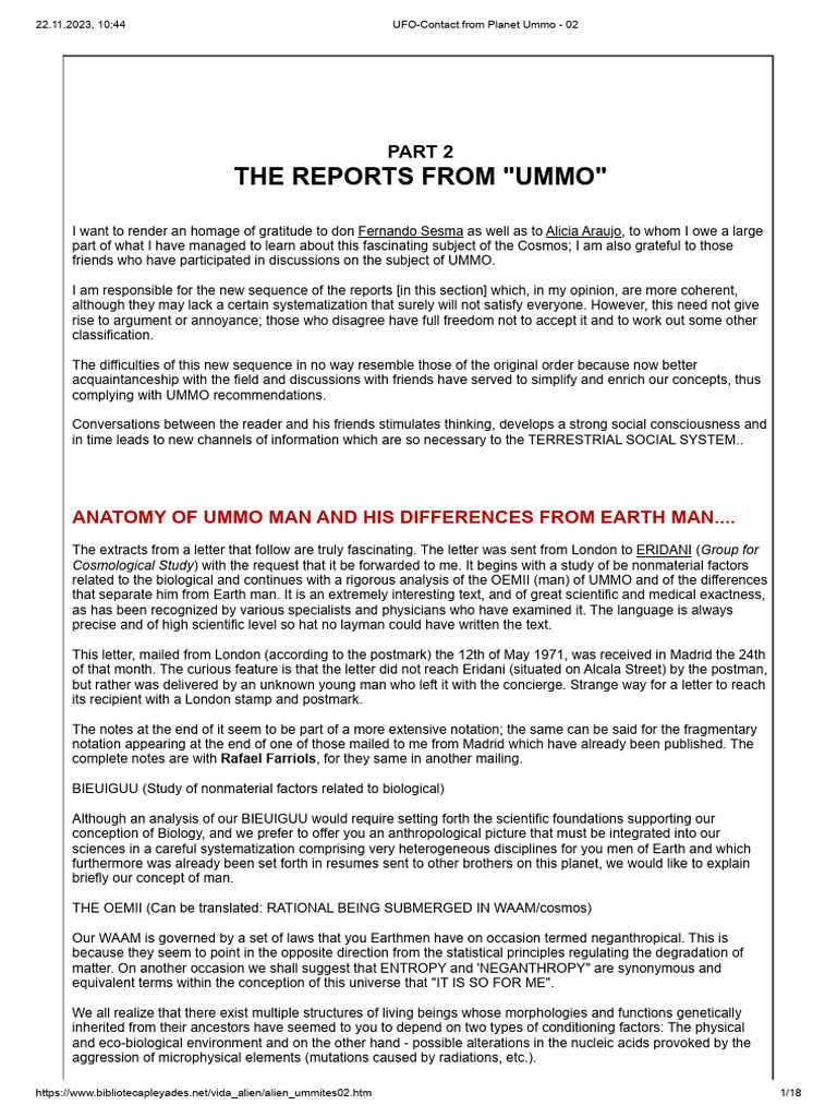 Ummo 3 | PDF | Atmosphere | Planets