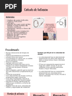 Tira Horaria y Cálculo de Goteo IV | PDF | Terapia intravenosa ...
