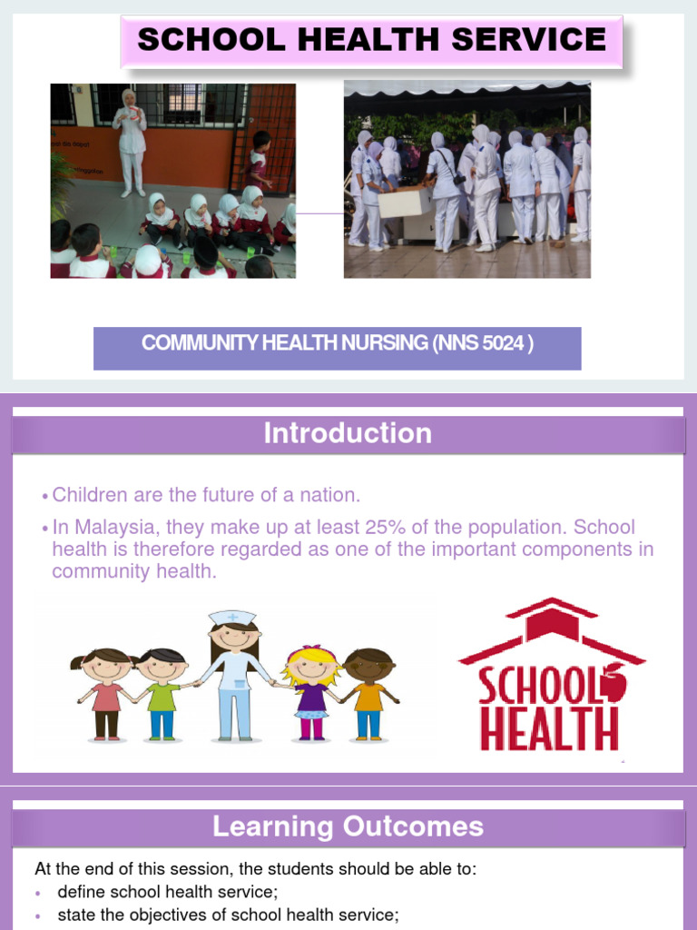 Objectives of School Health Services | PDF | Health Care | Health Education