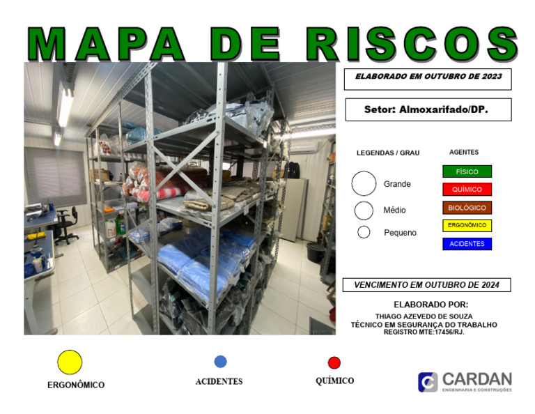 Mapa-de-Risco - ALMOXARIFADO-DP | PDF