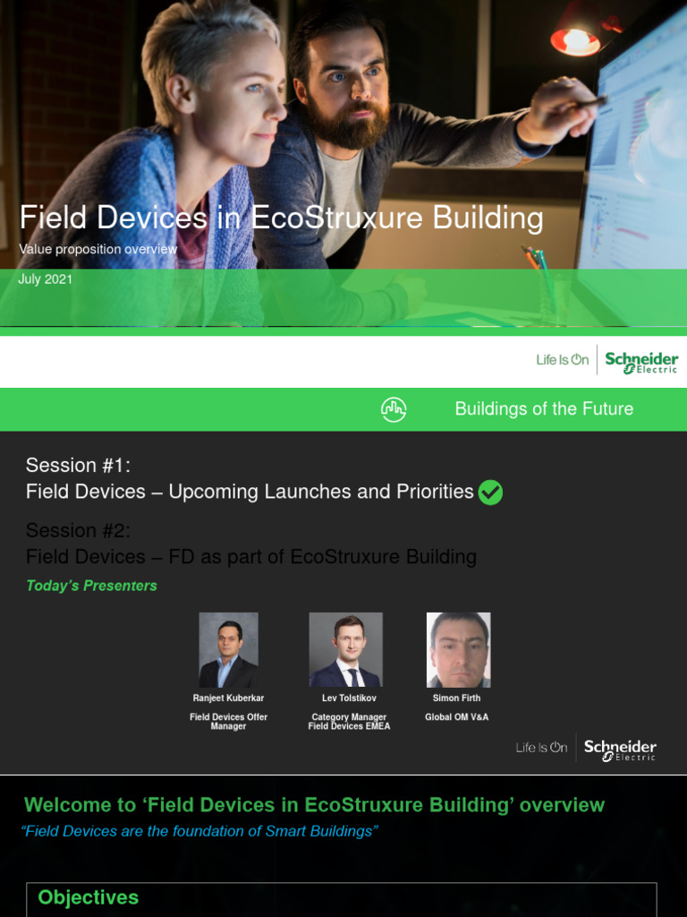 Field Devices As Part of EcoStruxture Buildings | PDF | Thermostat | Valve