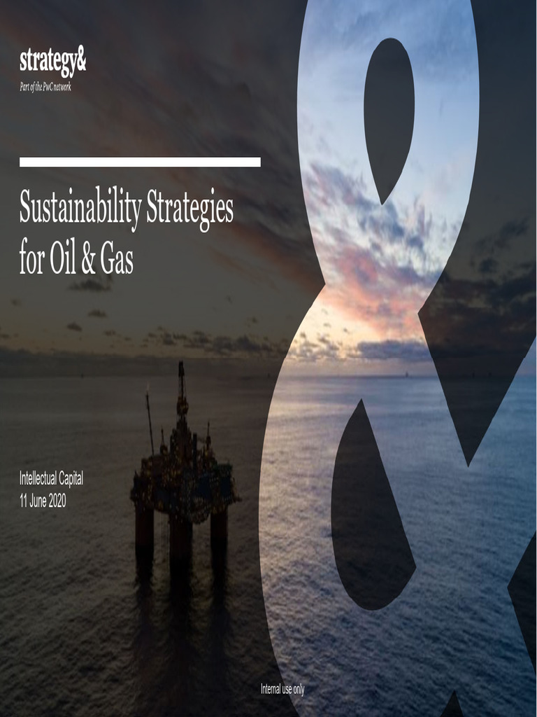 Oil and Gas Sustainability Strategies | PDF | Low Carbon Economy ...