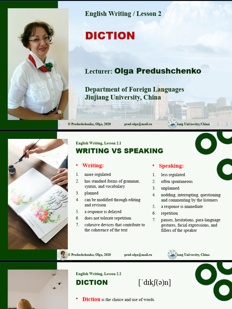 Lesson 2 EnglishWriting2020 | PDF | Idiom | English Language