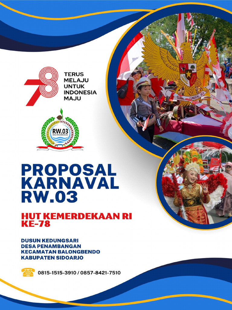 PROPOSAL KARNAVAL RW.03 HUT RI-78_2023 | PDF