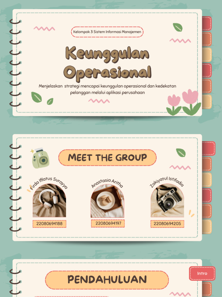 Kelompok 3 SIM - Keunggulan Operasional | PDF