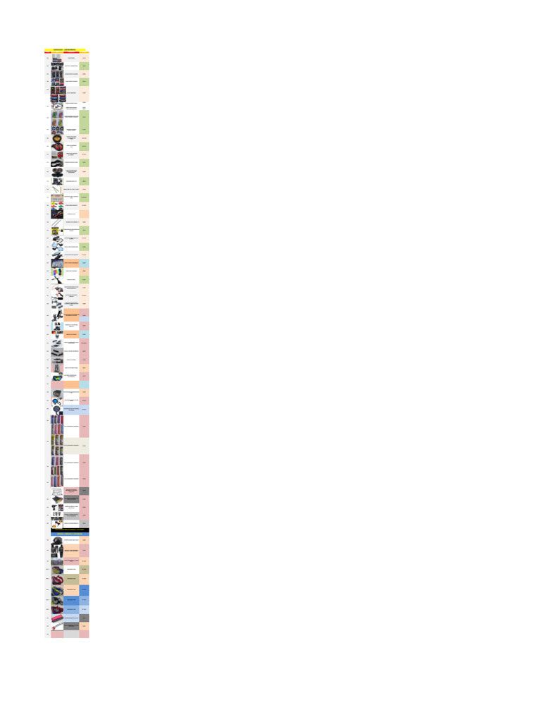 Catalogo - Lista de Precios $usd - 2023-2 | PDF | Ligero | Color