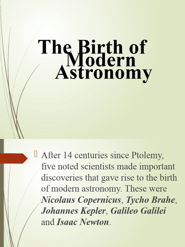 Modern Astronomy | PDF | Orbit | Planets