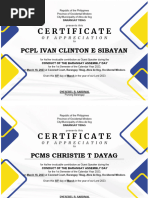 BADAC TEMPLATE - Certificate of Participation | PDF