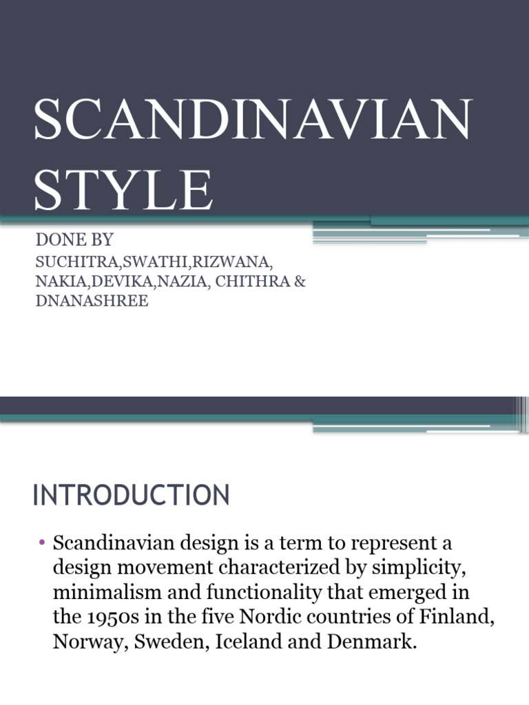 Scandinavian Style | PDF | Textiles | Interior Design
