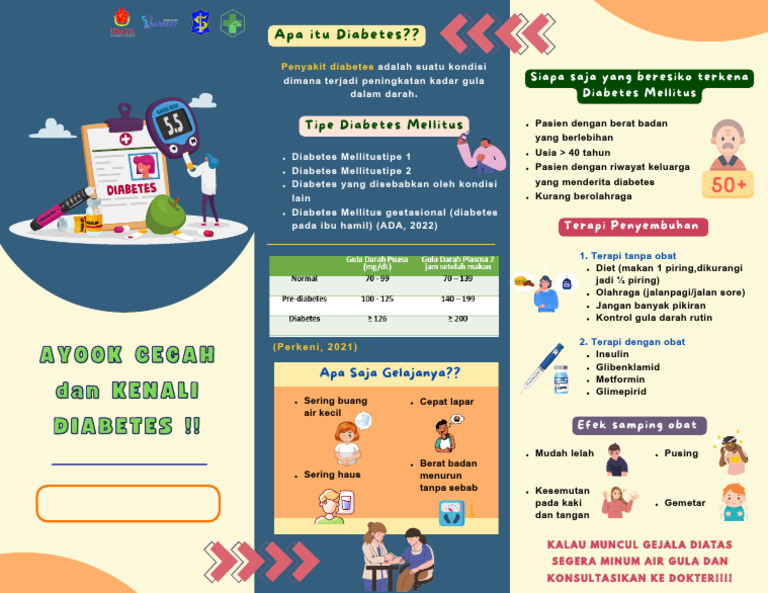 Leaflet Diabetes | PDF