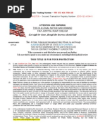 Affidavit of Reservation of Rights UCC 1 - Example | PDF | Affidavit ...