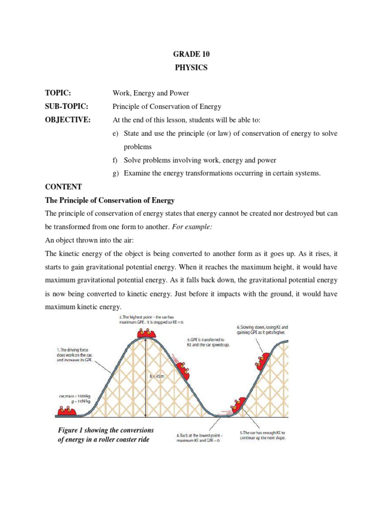 Work Energy Power | PDF | Friction | Potential Energy