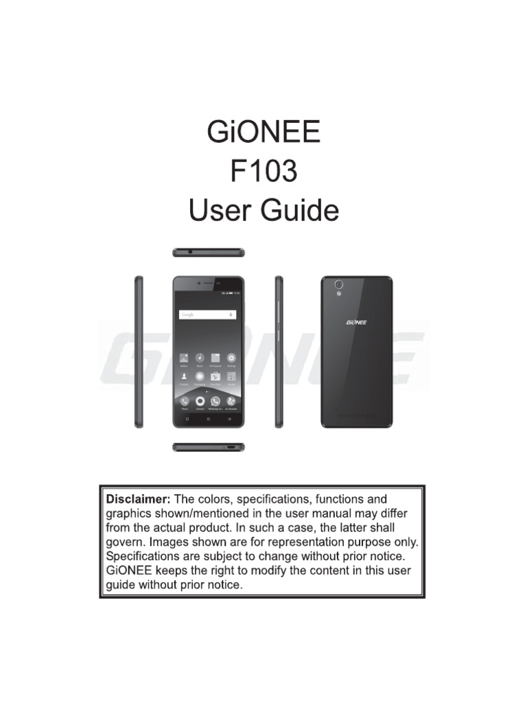 Gionee F103 - Schematic Diagarm | PDF