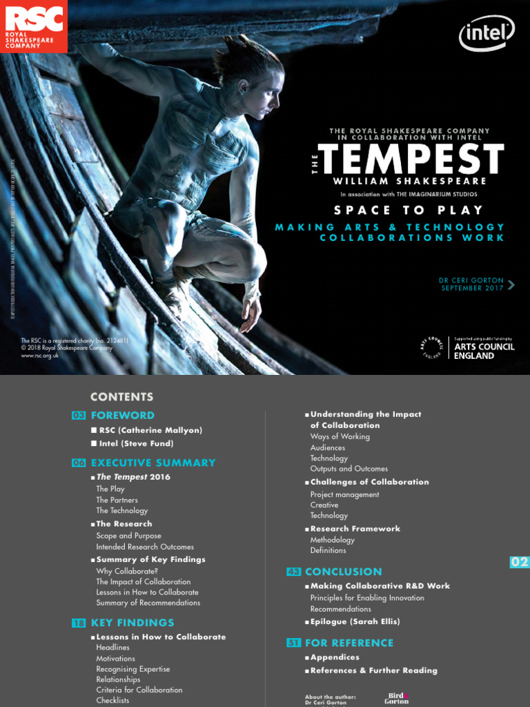 RSC Tempest Impact-Report v10 | PDF | The Tempest | Collaboration