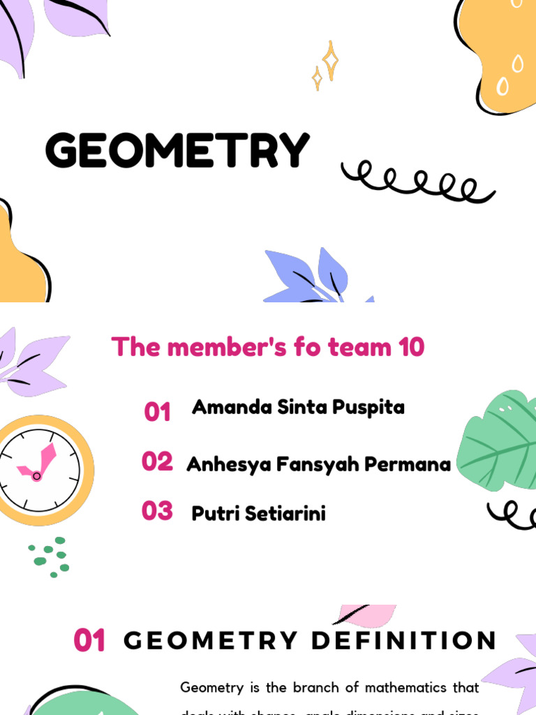 Understanding Geometry: Definitions & Types | PDF | Geometry | Area