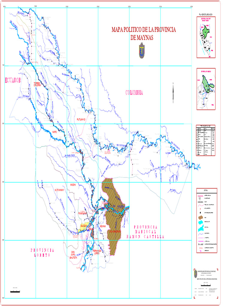 PLANO DEL DISTRITO LAS AMAZONAS-Model | PDF