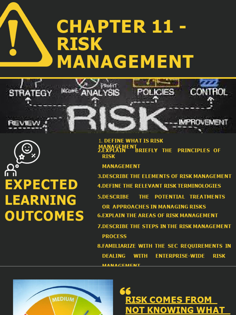 Chapter 11 Risk Management Presentation | Download Free PDF | Risk ...