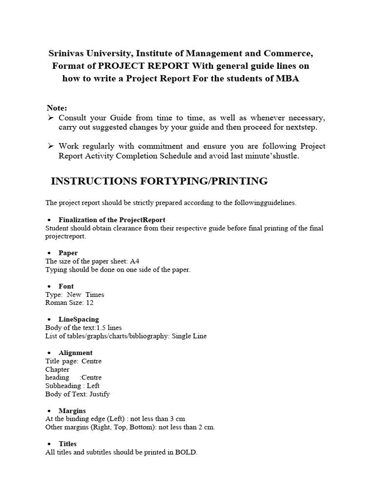 Format Project-MBA | PDF | Statistics | Statistical Inference