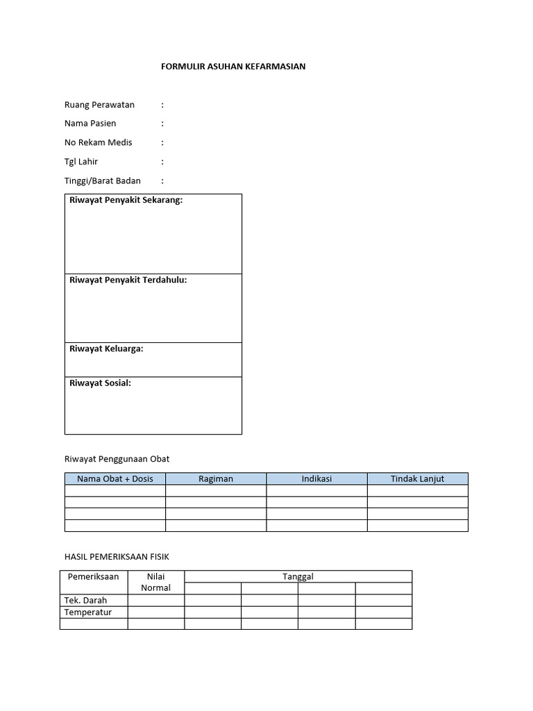 3101.3 Bukti Asuhan Farmasi Dalam CPPT Rekam Medis | PDF | Pengembangan ...