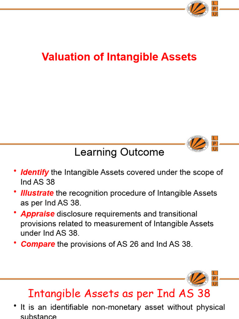 Intangible Assets | PDF | Intangible Asset | Financial Economics