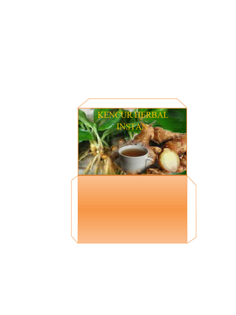 Kencur Herbal Instan untuk Obat Batuk | PDF