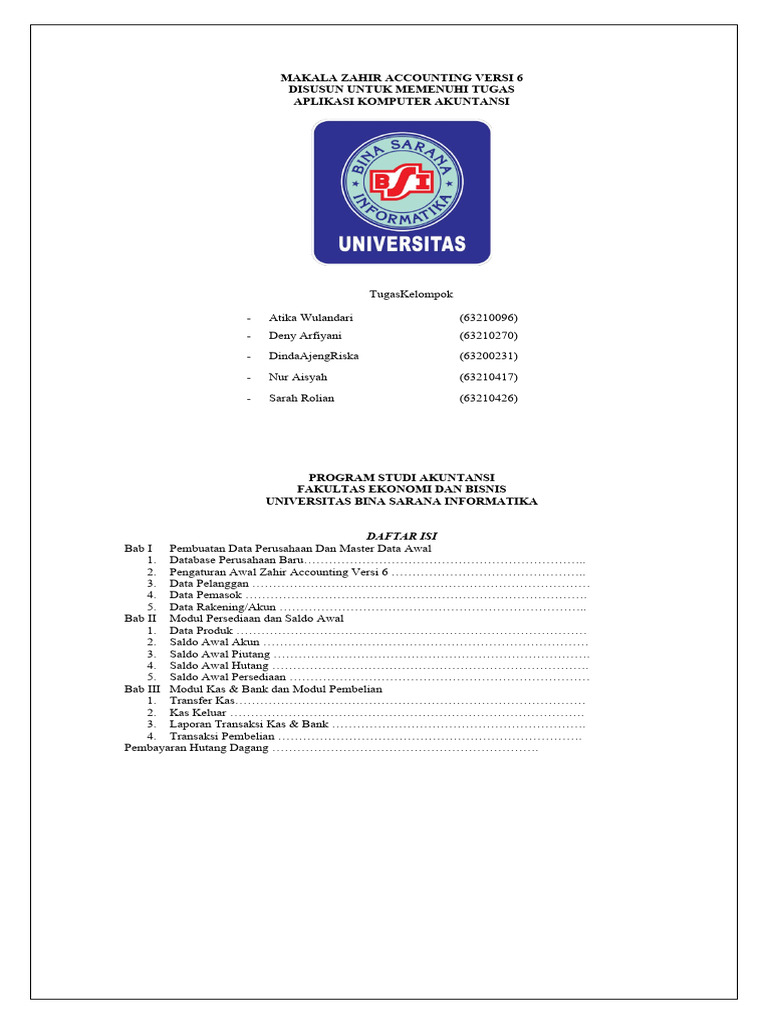 Proposal Matkul Zahir Klompok 3 | PDF