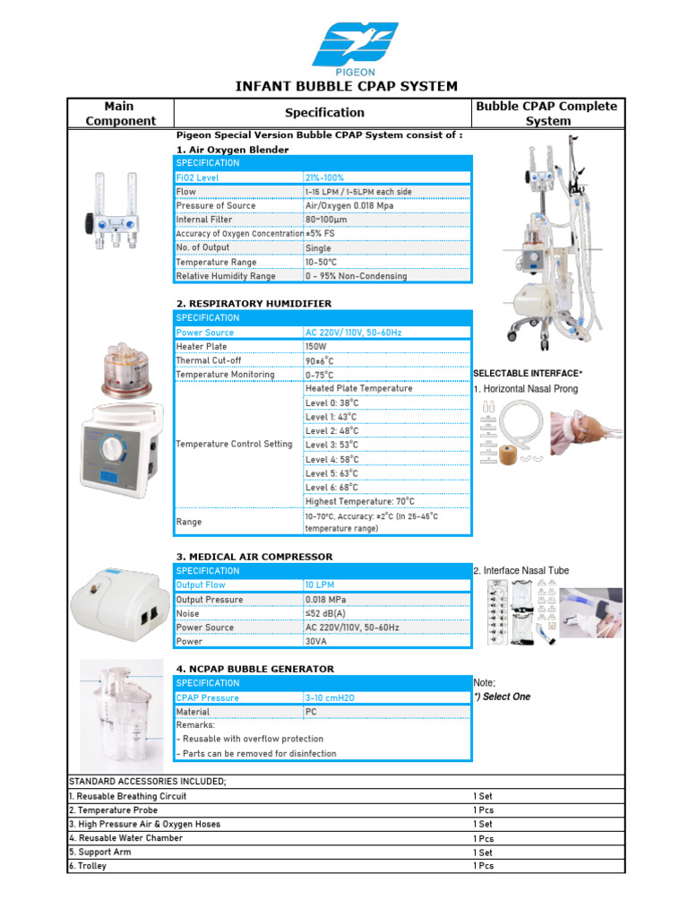 Spek Bubble CPAP | PDF | Physical Sciences | Manufactured Goods