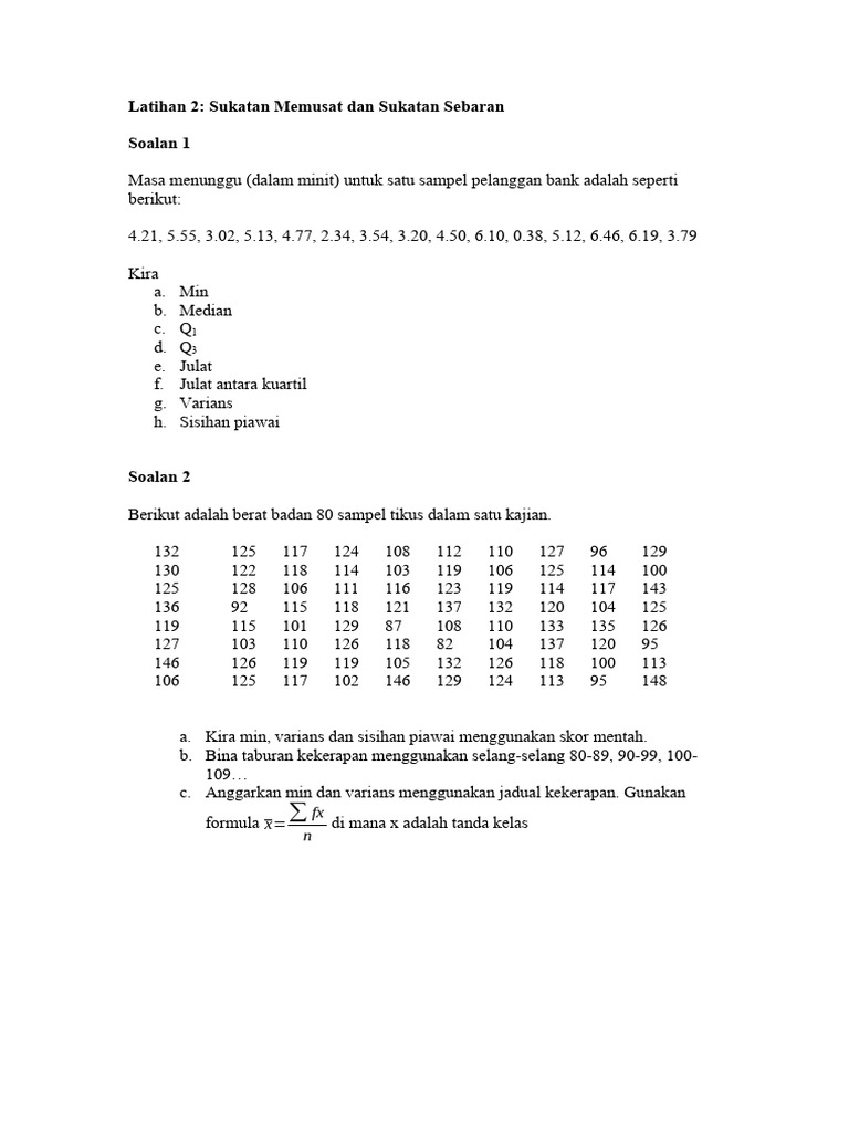 Latihan 2 2023 | PDF