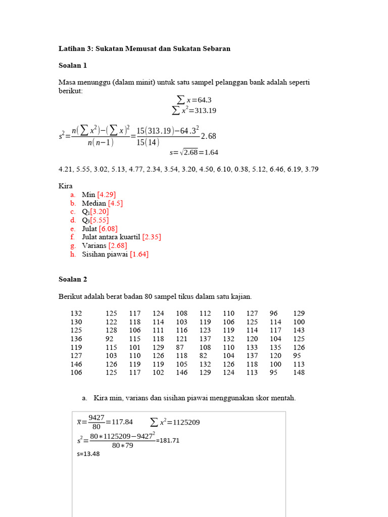 Latihan 2 2023 Jawapan | PDF