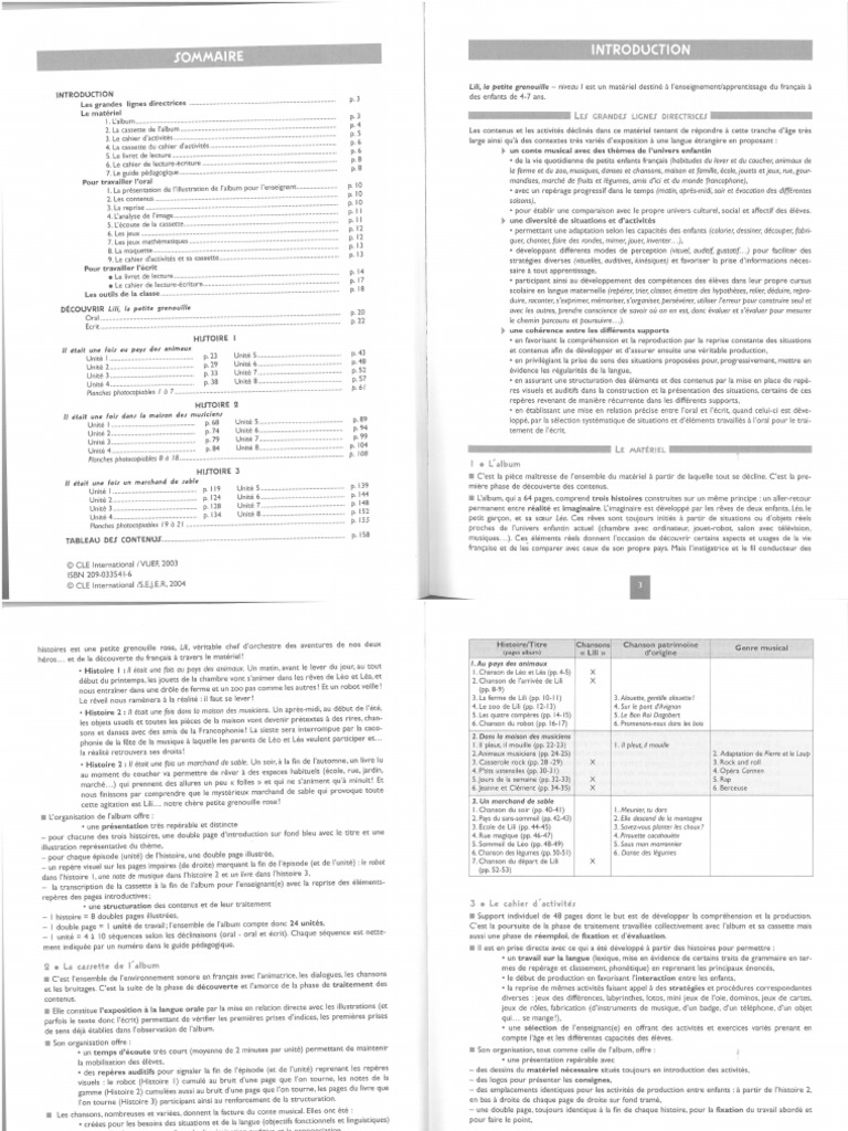 Lili La Petite Grenouille 1 GP Pas Complet | PDF