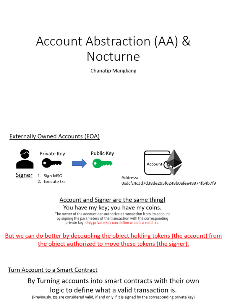 Account Abstraction (AA) | PDF | Computer Programming | Cyberwarfare