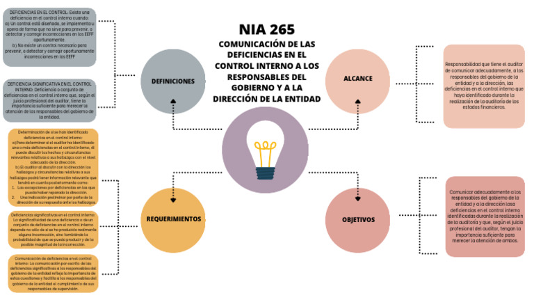Esquema NIA 265 | PDF | Auditoría | Contralor