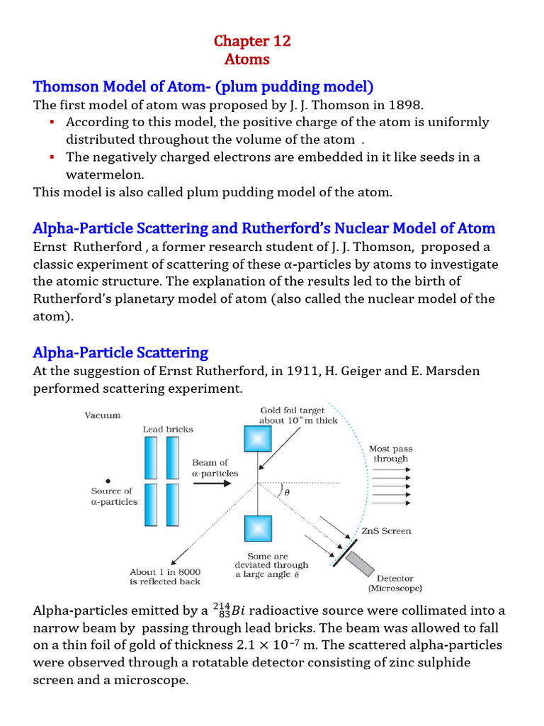 Atoms | PDF | Emission Spectrum | Spectroscopy